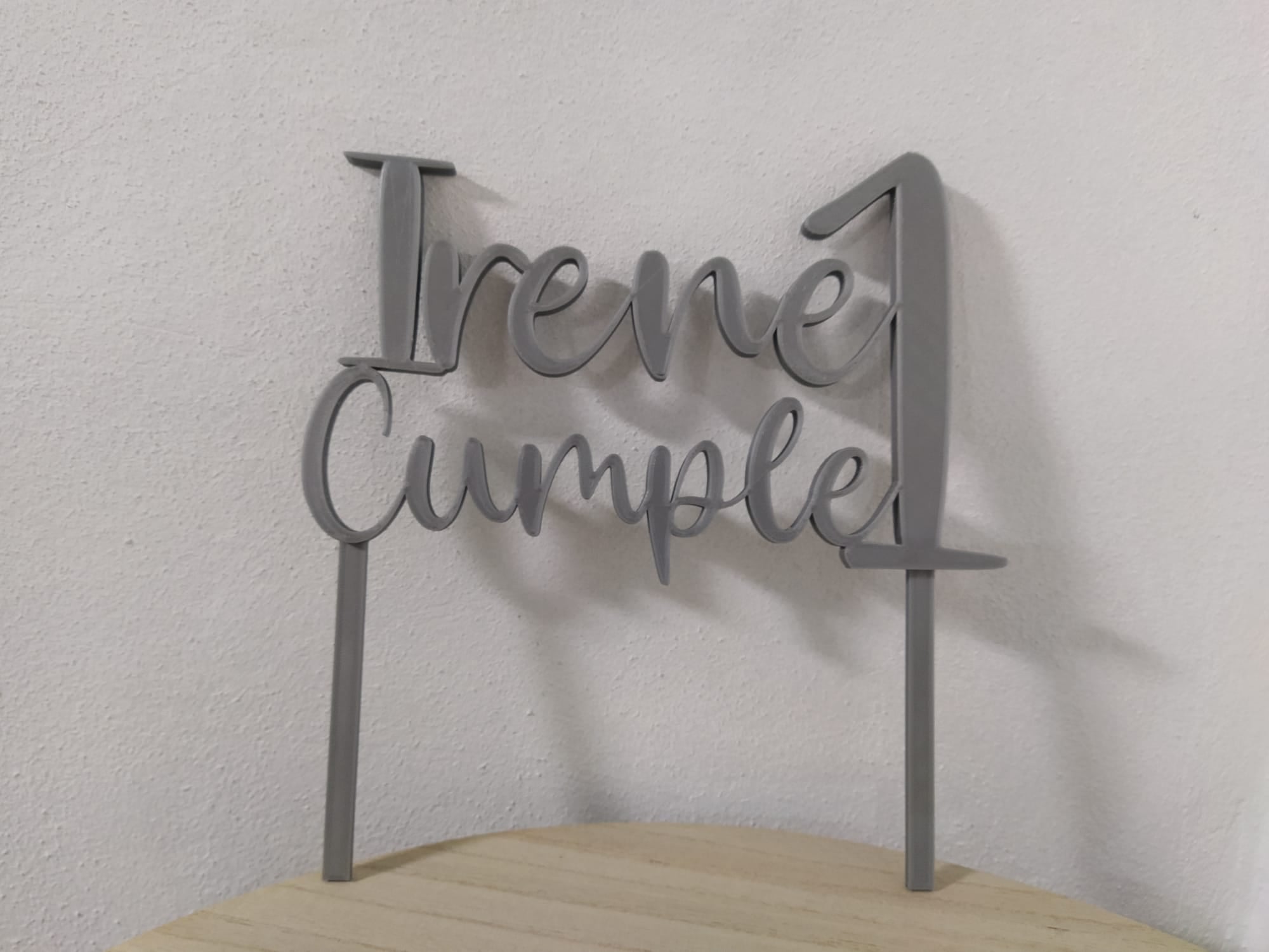 Cake topper 3D personalizado – Print 3D Studio