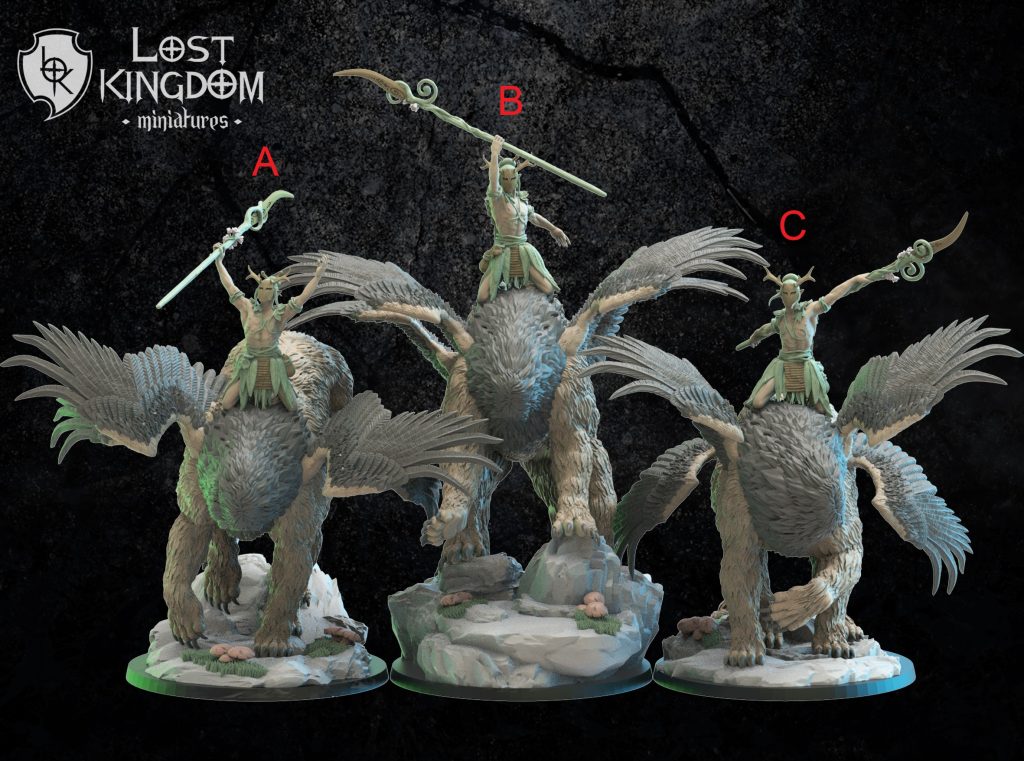 Hundun Riders – Elfos Mori – Lost Kingdom Miniatures – Print 3D Studio